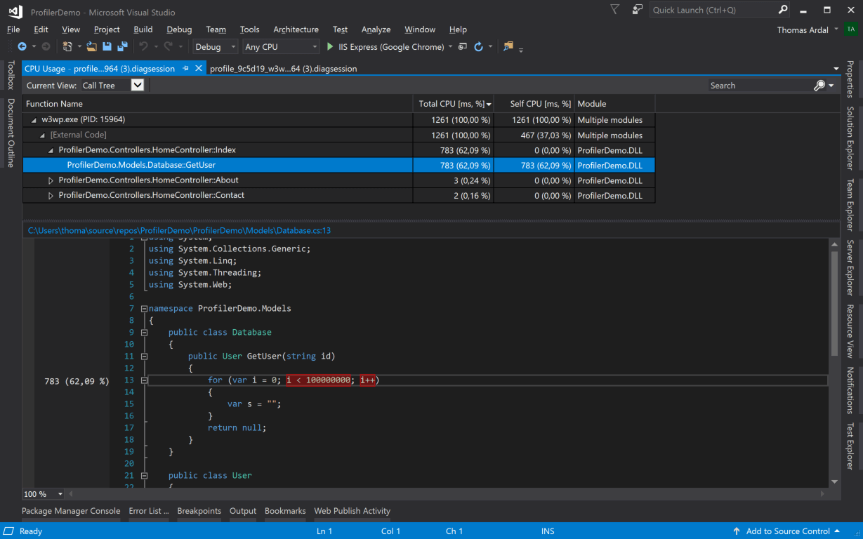 Tuning Performance On Azure Websites Using Remote Profiling
