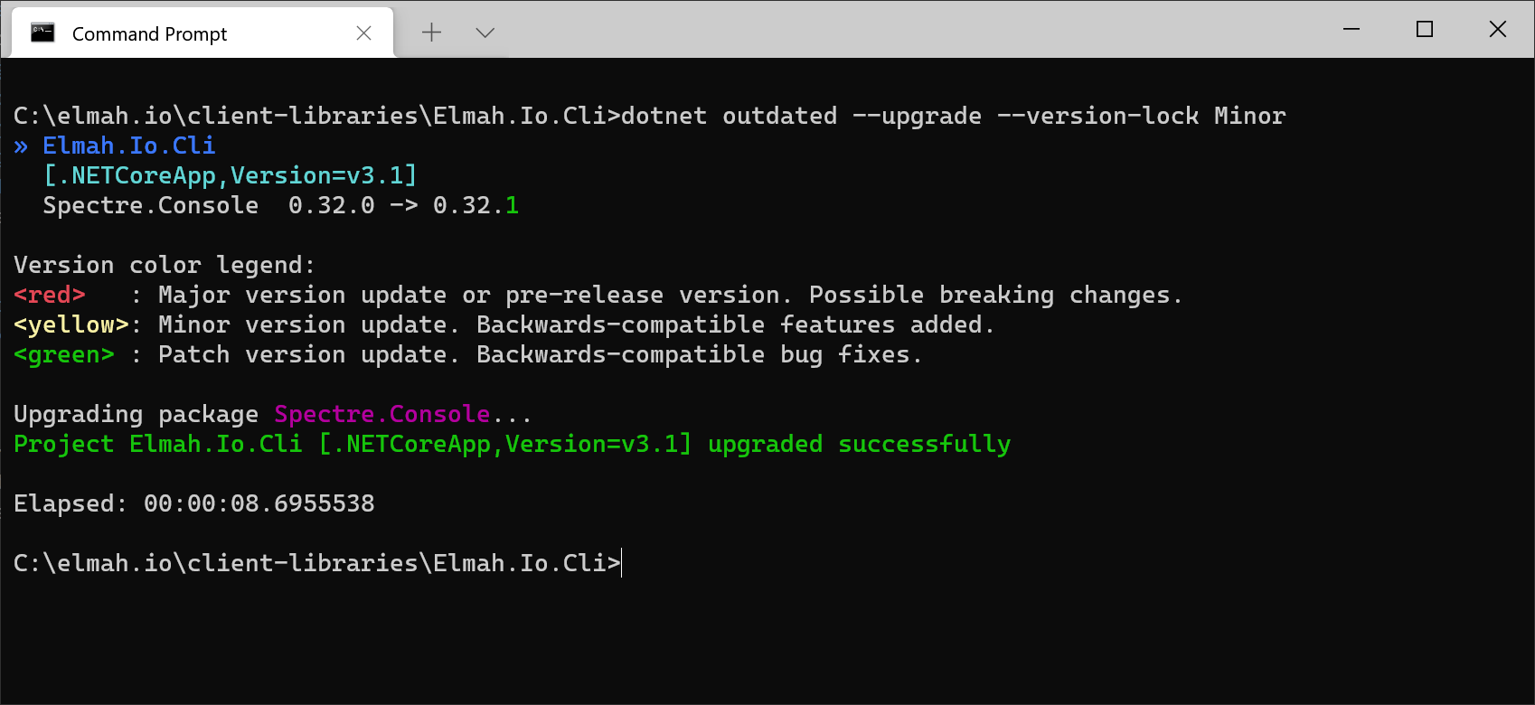 Updating NuGet packages from command-line - deep dive
