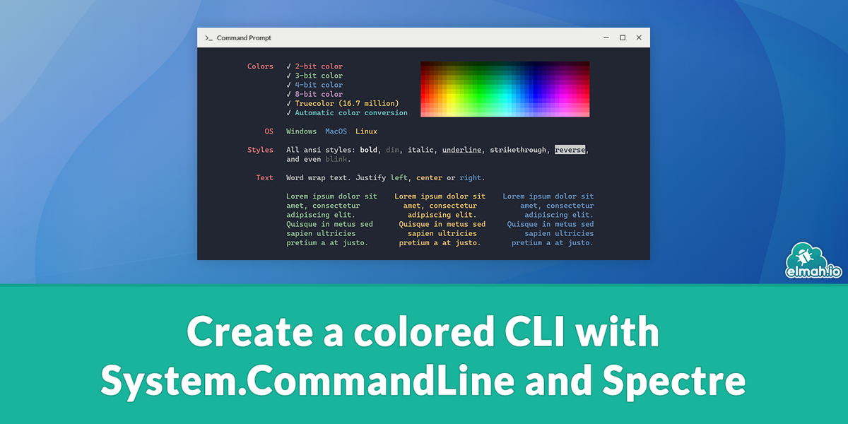 command prompt colours