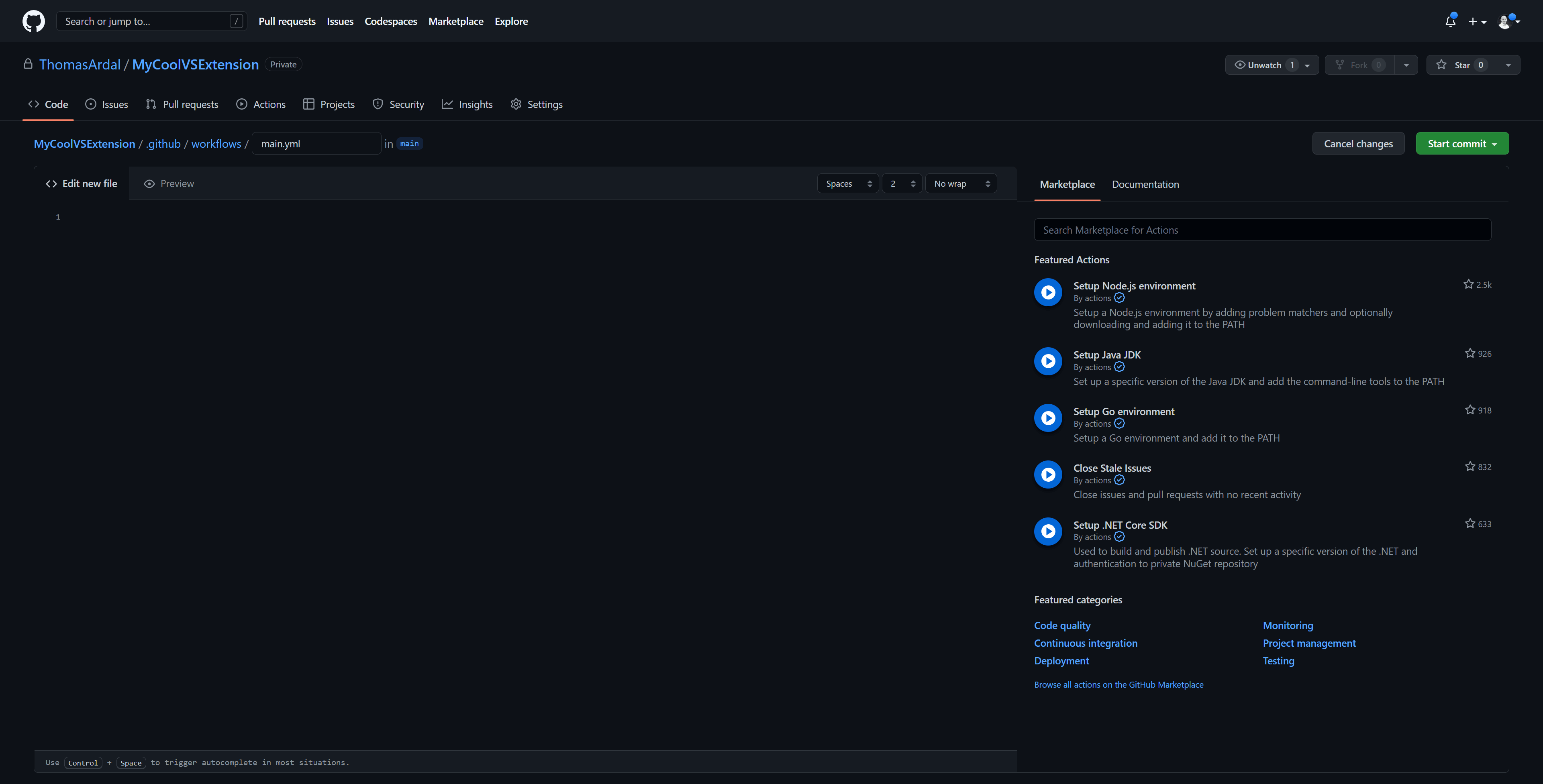 Build and publish Visual Studio extensions with GitHub Actions